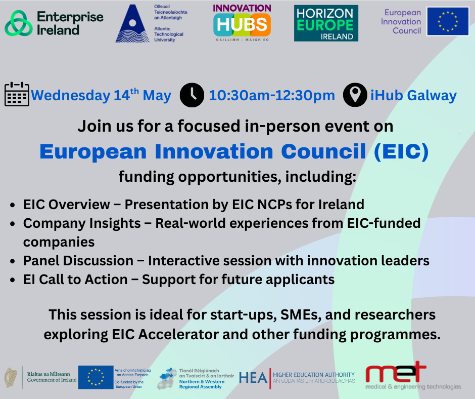EIC Funding Opportunities | ATU Innovation Hub