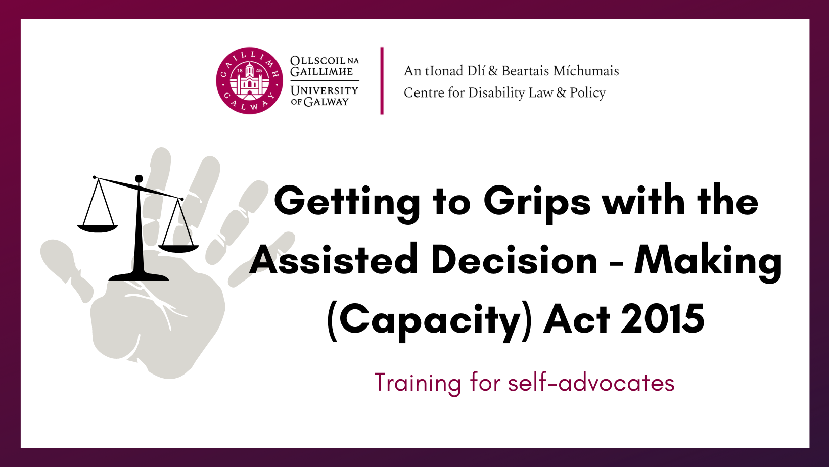 Getting to Grips with the Assisted Decision Making (Capacity) Act 2015 ...